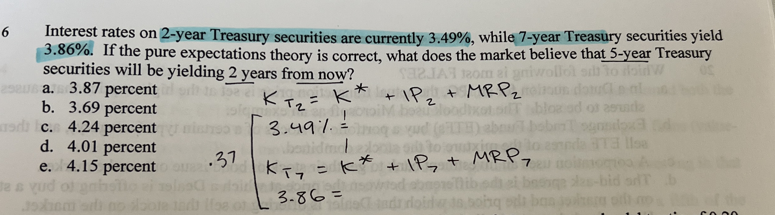 Solved 6 ﻿Interest rates on 2-year Treasury securities are | Chegg.com