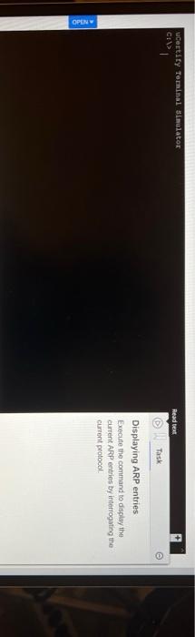 Solved uCertify Terminal Simulator Cr> Read text 3 l Task © | Chegg.com