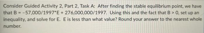 Solved Consider Guided Activity 2, Part 2, Task A: After | Chegg.com