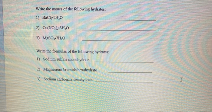 Solved Write the formulas of the following covalent | Chegg.com