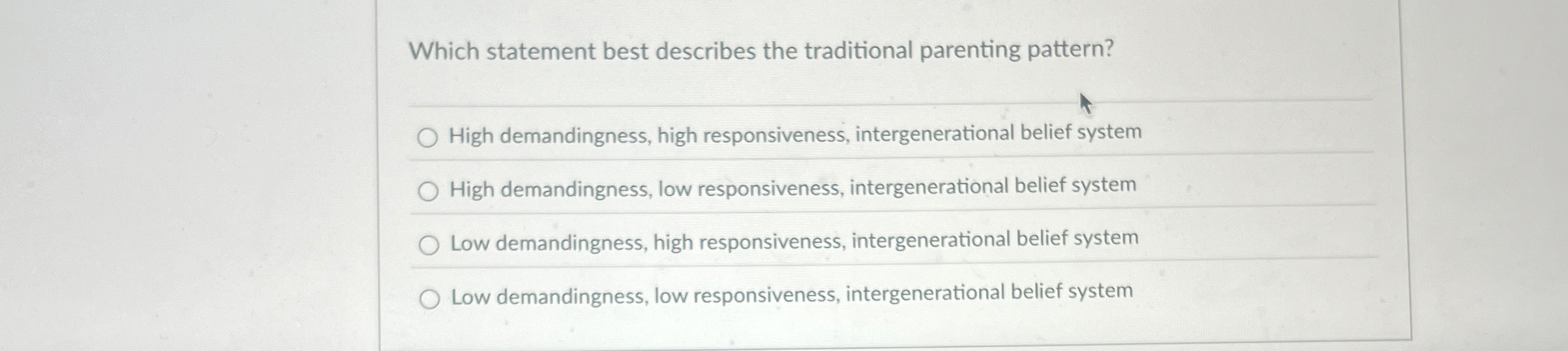 Solved Which statement best describes the traditional | Chegg.com