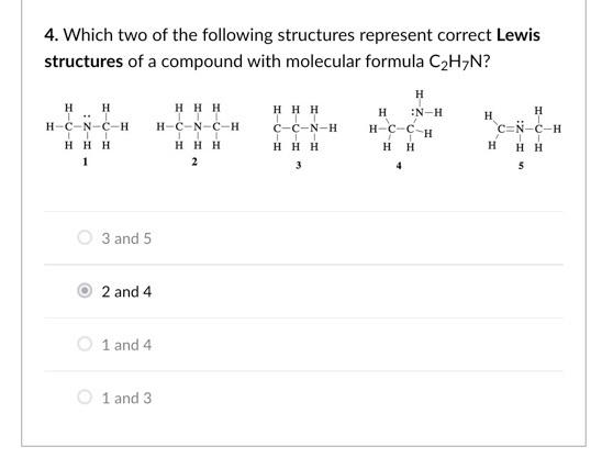 C2h7n Lewis Structure