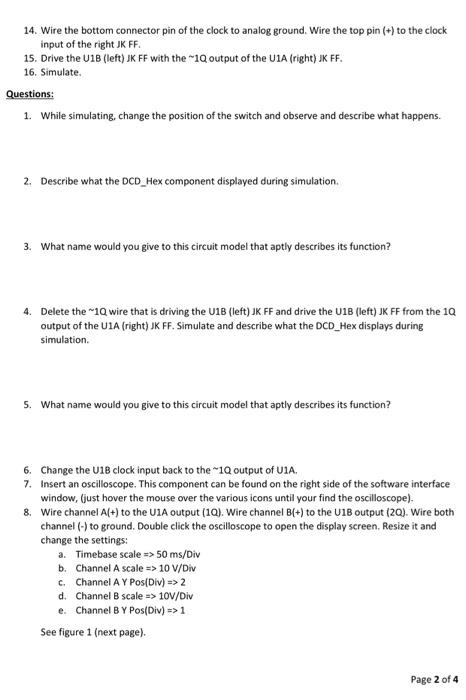 Multisim Components: Digital Ground Analog Ground VCC | Chegg.com