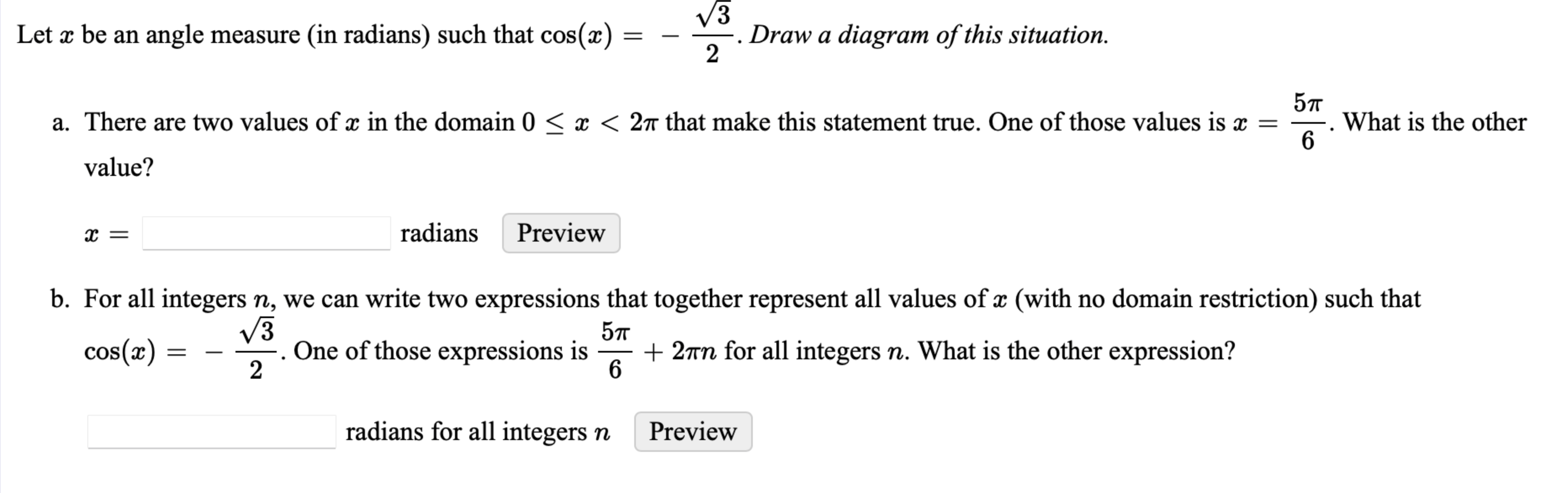 Solved b. ﻿For all integers n, ﻿we can write two expressions | Chegg.com