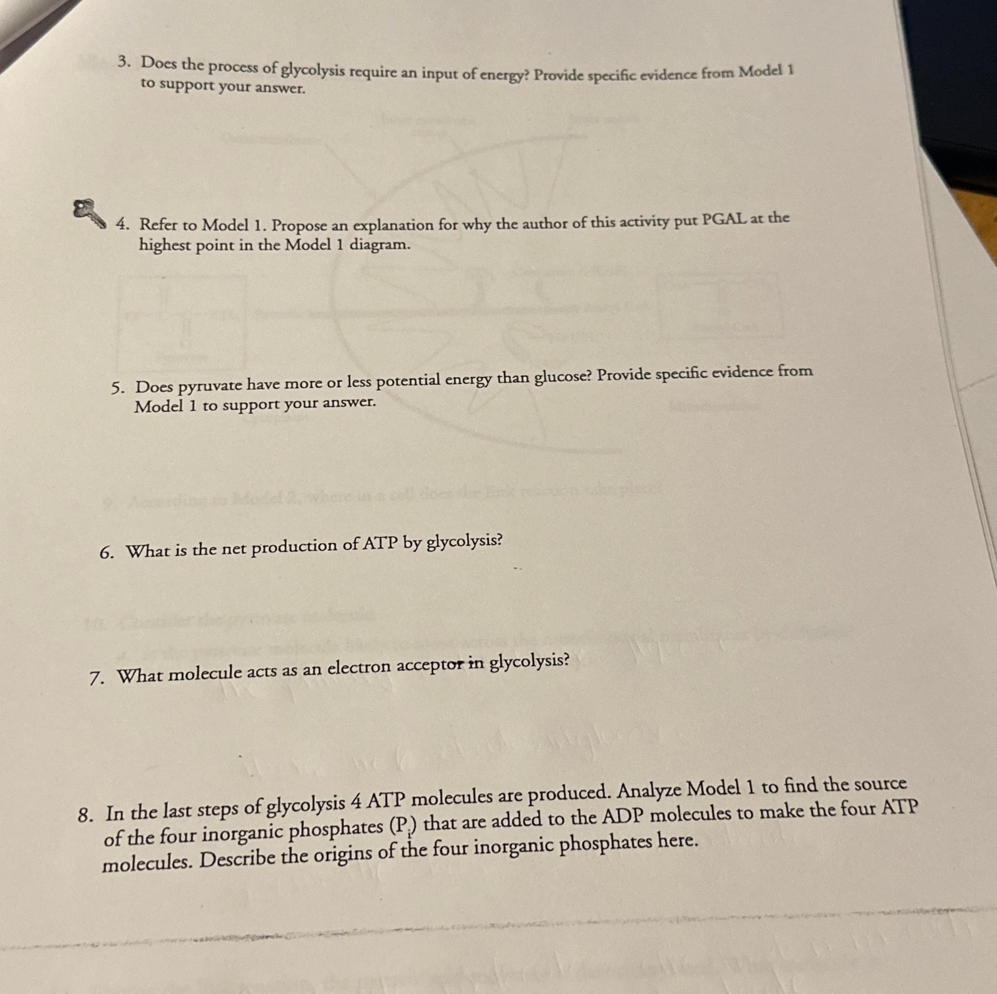 Solved Does the process of glycolysis require an input of | Chegg.com