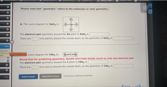 Solved A. The Lewis diagram for CH3∗ is: The electron-pair | Chegg.com