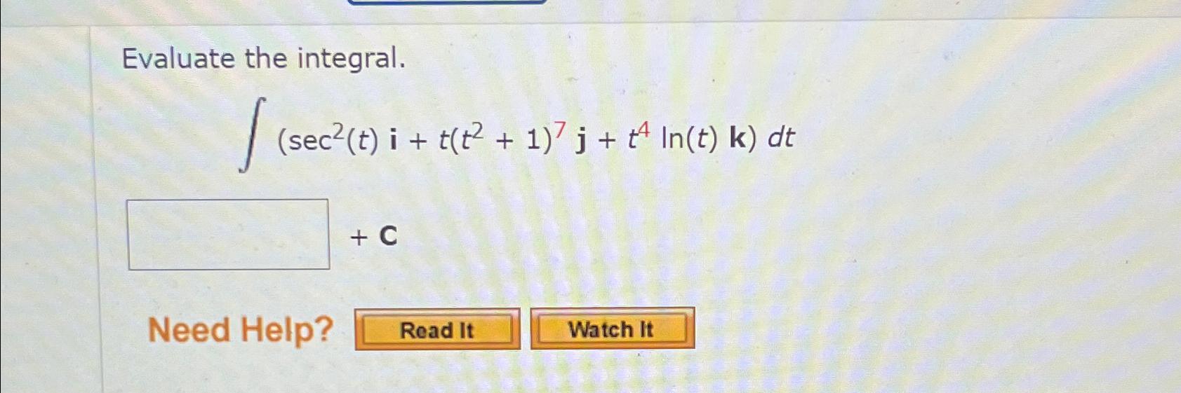 Solved Evaluate the | Chegg.com