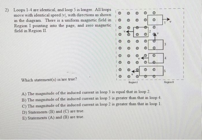 Solved 1 0 2) Loops 1-4 are identical and loop 5 is longer. | Chegg.com