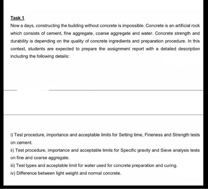 Solved Task 1 Now a days, constructing the building without | Chegg.com