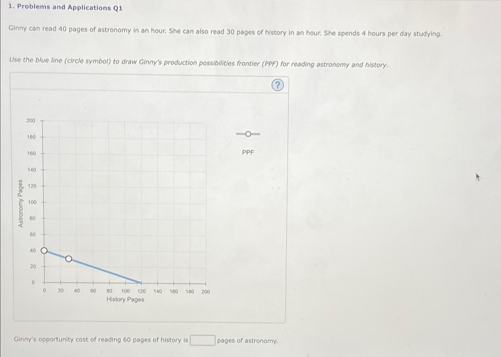 Solved Problems and Applications Q1.Ginny can read 40 ﻿pages | Chegg.com