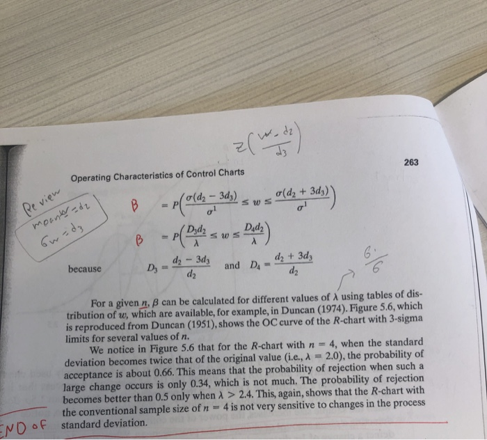 Solved 5.3 Draw the OC curve of an X-chart with a sample | Chegg.com