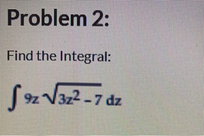 Solved Problem 1: Use the definite integral to find the area | Chegg.com