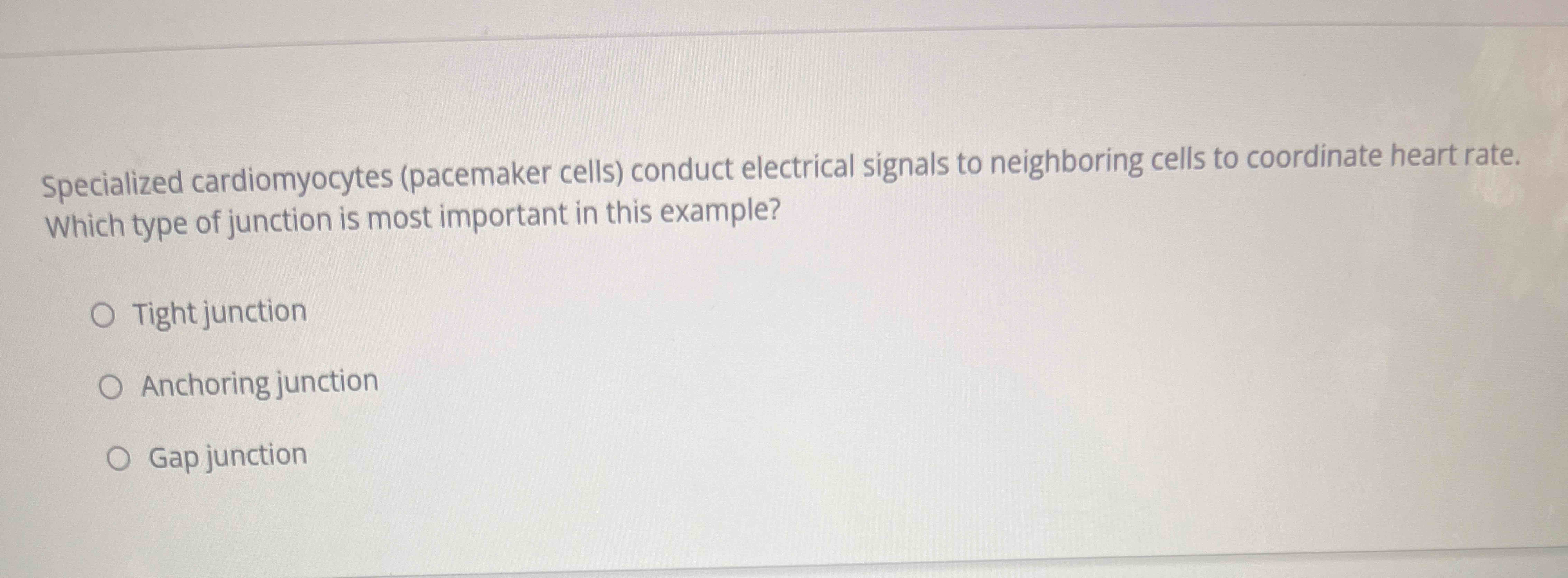 Solved Specialized cardiomyocytes (pacemaker cells) ﻿conduct | Chegg.com