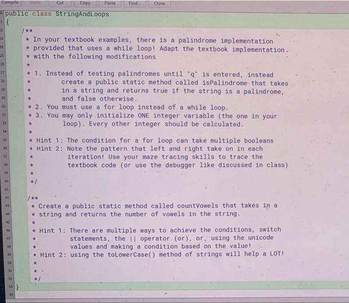 Solved This is in BlueJ MAKE SURE YOUR ENTIRE CODE IS | Chegg.com