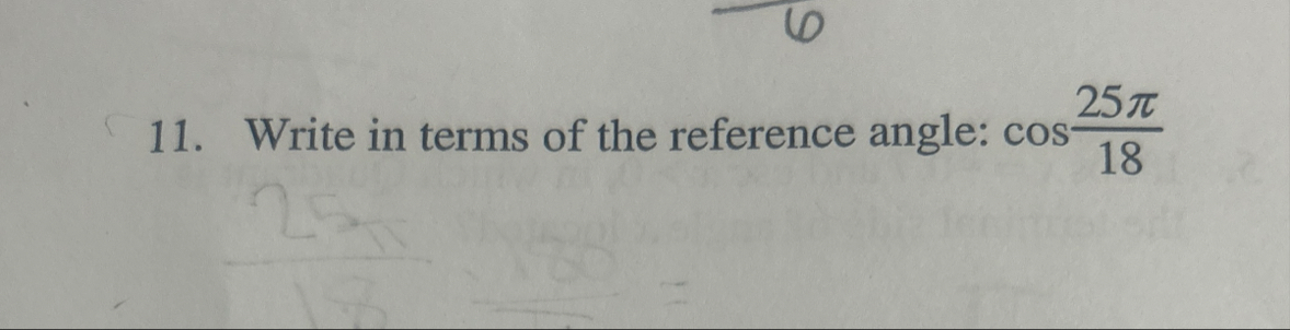 Solved Write in terms of the reference angle: sin(-2π3)Write | Chegg.com