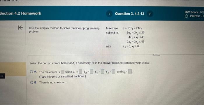 Solved Use the simplex method to solve the linear | Chegg.com