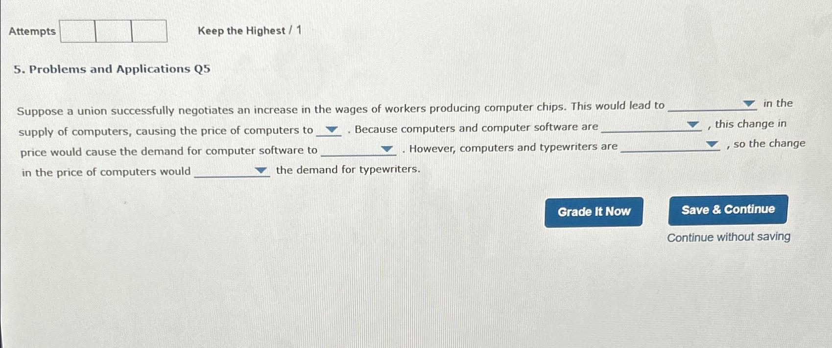 Solved AttemptsKeep the Highest / 15. ﻿Problems and | Chegg.com