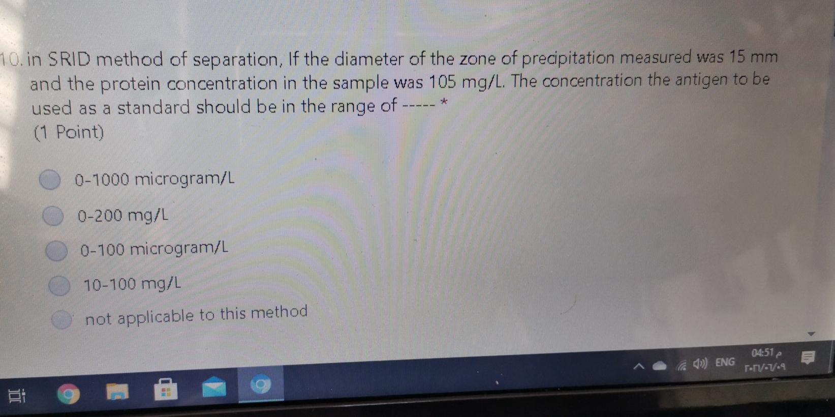 Solved 10. in SRID method of separation, If the diameter of | Chegg.com