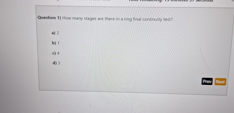 Solved Question 1) ﻿How many stages are there in a ring | Chegg.com