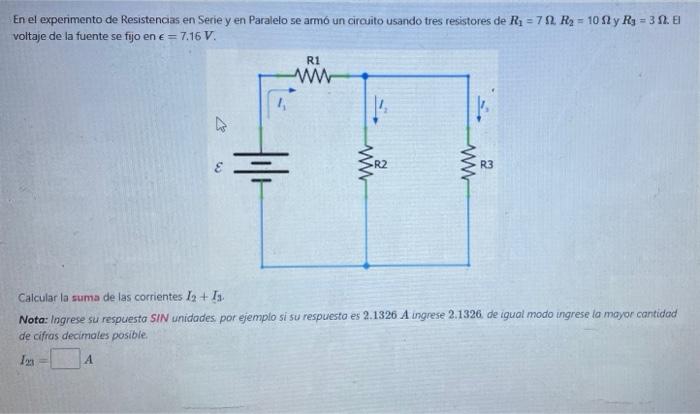 Solved En el experimento de Resistencias en Serie y en | Chegg.com