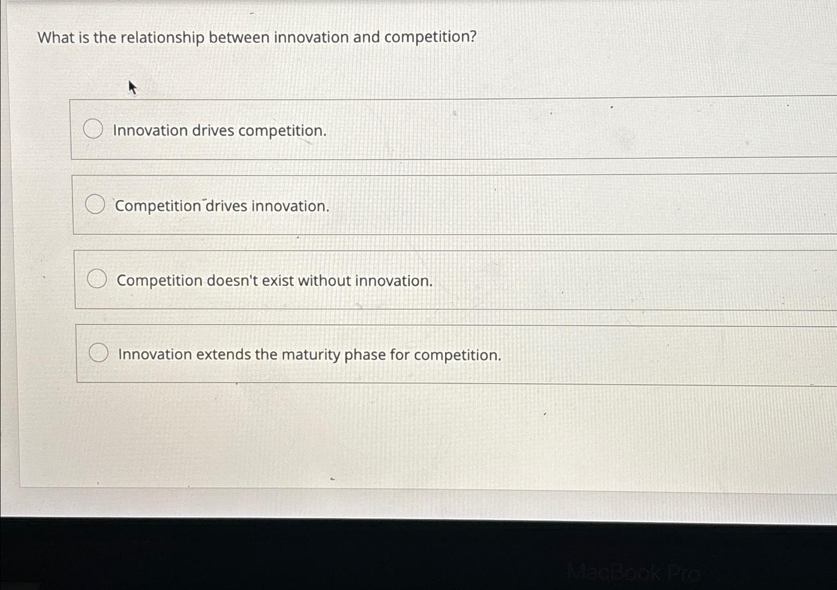 Solved What is the relationship between innovation and | Chegg.com