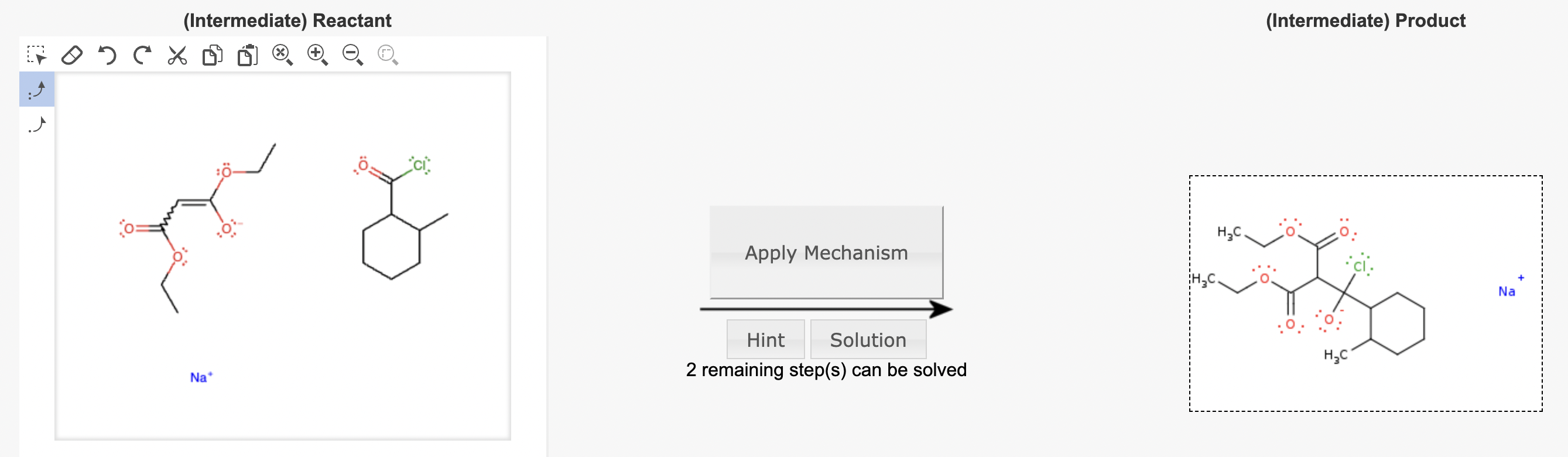 Solved add the arrows necessary to get from reactant to | Chegg.com