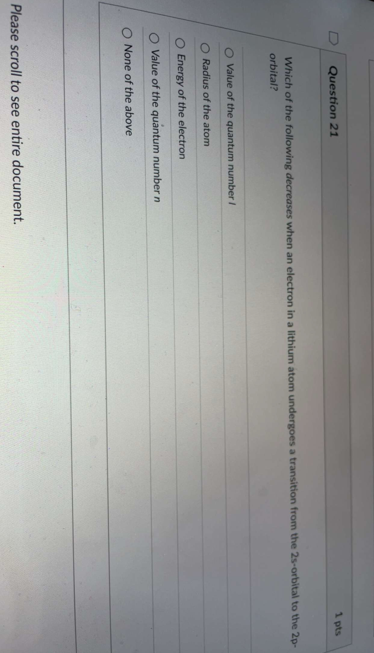 High Quality SOLUTION Question 211 ﻿ptsWhich of the following decreases | Chegg.com