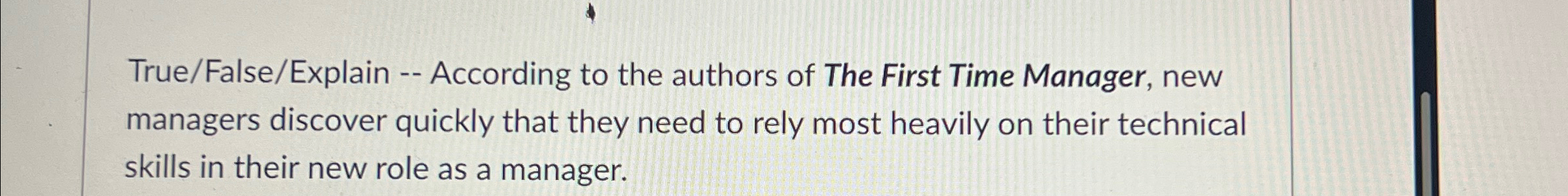 Solved True/False/Explain -- ﻿According to the authors of | Chegg.com