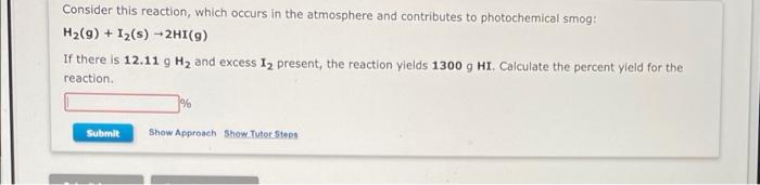 Solved Consider this reaction, which occurs in the | Chegg.com
