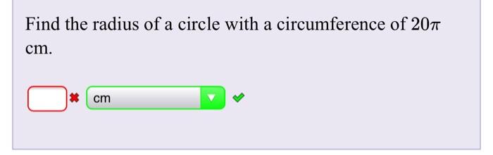 Solved Find the circumference of a circle with radius 13 m. | Chegg.com