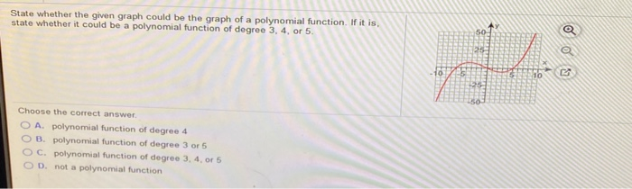 Solved State whether the given graph could be the graph of a | Chegg.com