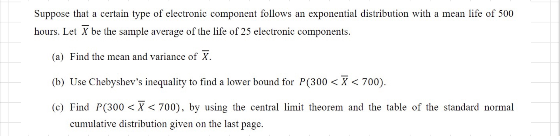 Solved Suppose that a certain type of electronic component | Chegg.com