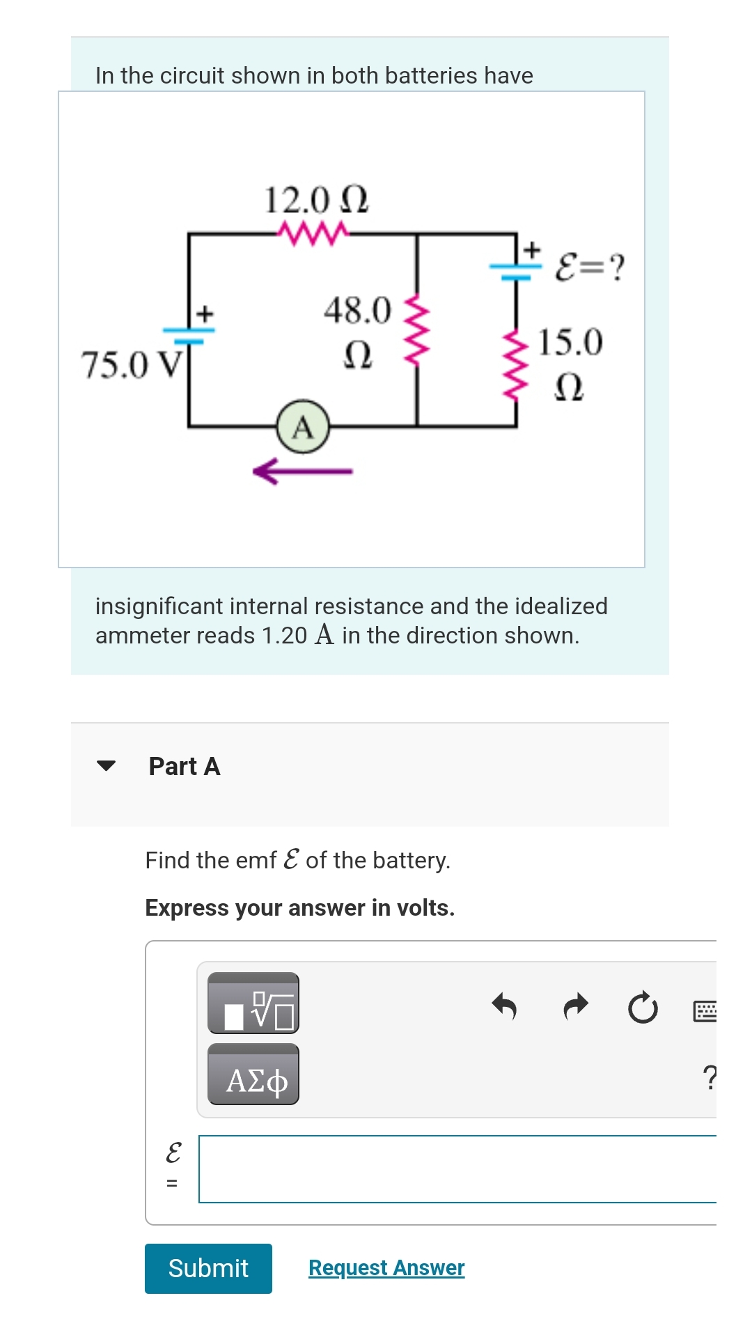 Solved In the circuit shown in both batteries | Chegg.com