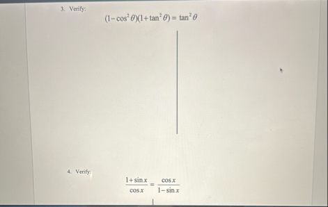 Solved Verify each identity using the techniques shown in | Chegg.com