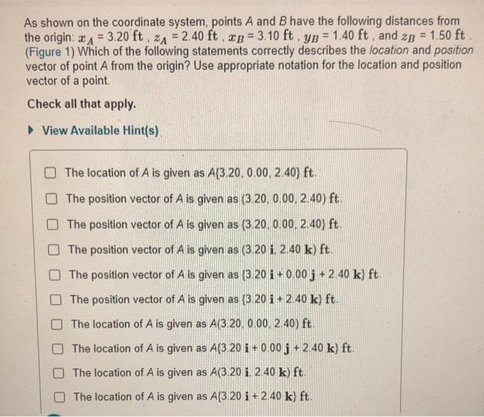 Solved Learning Goal: To identify the correct notation for a | Chegg.com