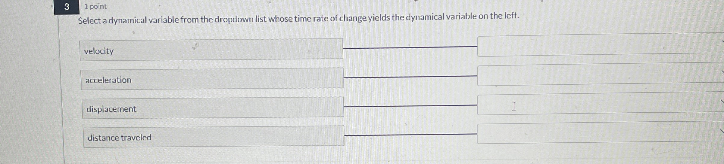 Solved Select a dynamical variable from the dropdown list | Chegg.com