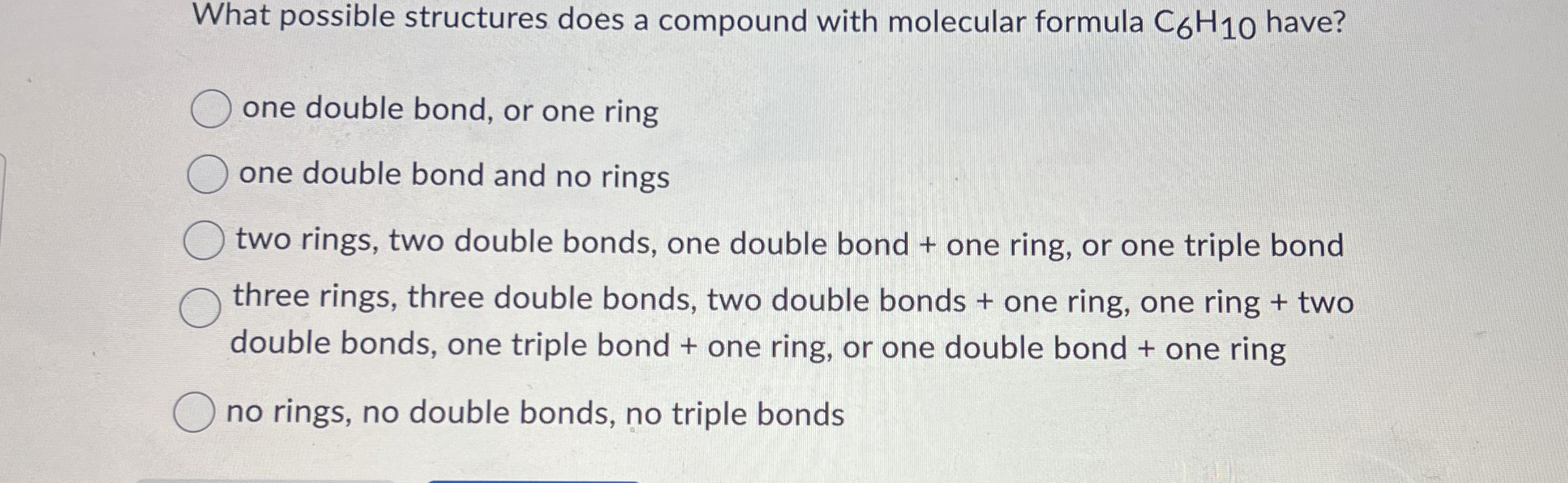 Solved What possible structures does a compound with | Chegg.com