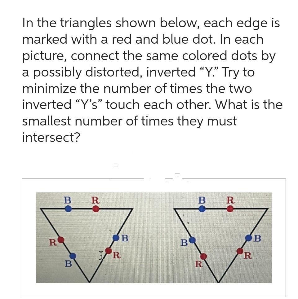 Solved In the triangles shown below, each edge is marked | Chegg.com