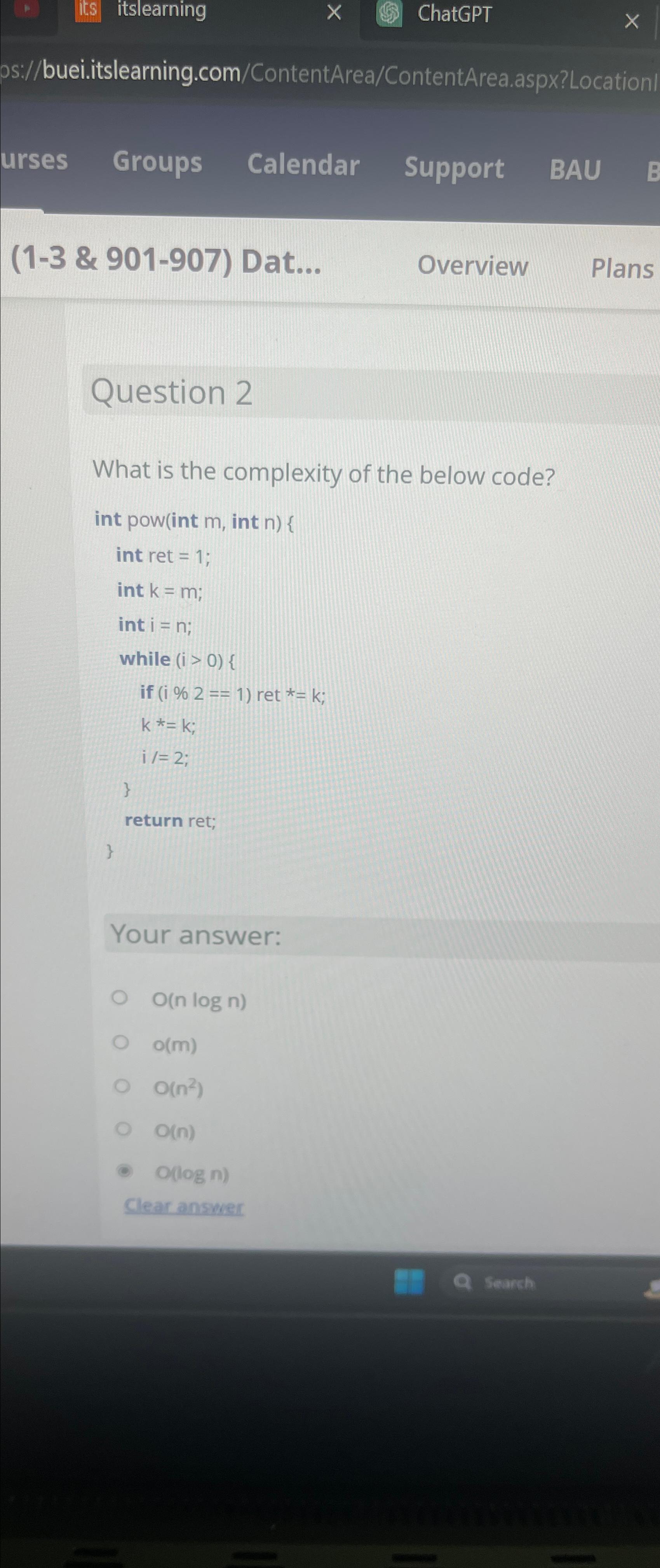 Solved Question | Chegg.com