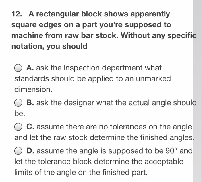 Solved 12. A rectangular block shows apparently square edges | Chegg.com