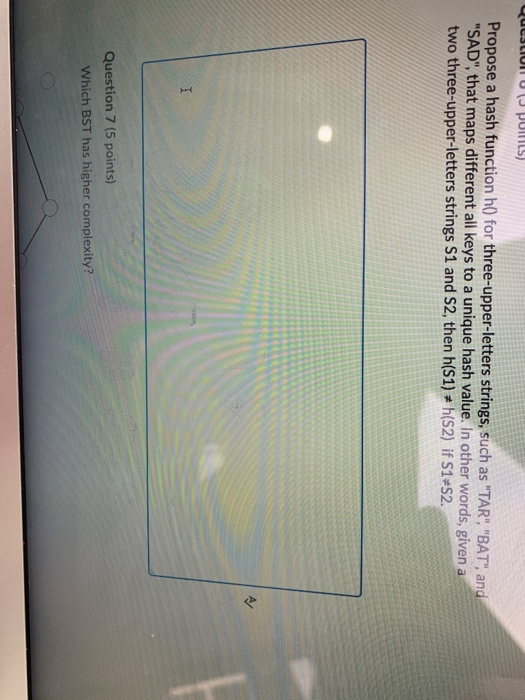 Solved QuesLIUIUJ PUMILS) Propose a hash function h() for | Chegg.com