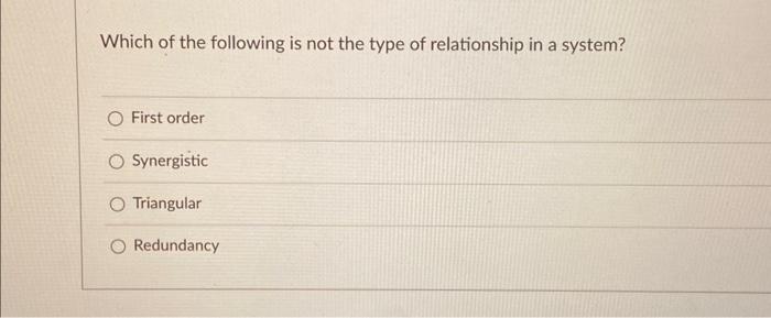 Solved Which of the following is not the type of | Chegg.com