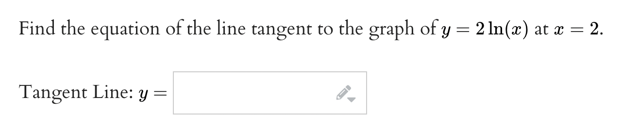 Solved Find the equation of the line tangent to the graph of | Chegg.com