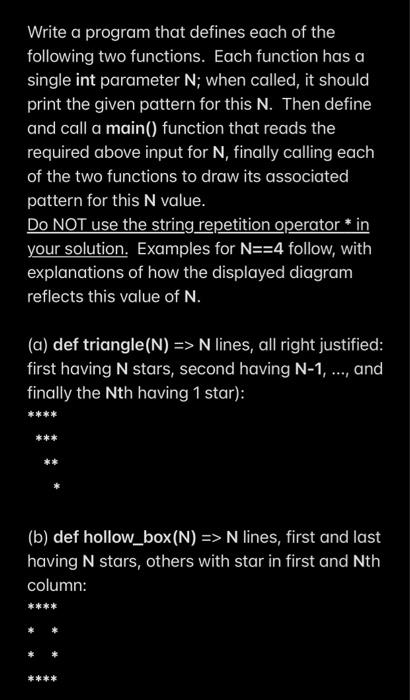 Solved Write a program that defines each of the following | Chegg.com