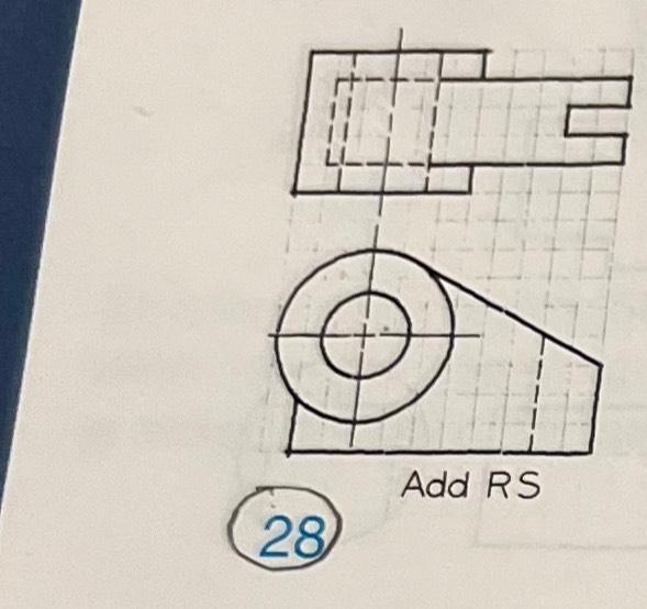 Solved Third-View Sketching Problems. Sketch the given views | Chegg.com