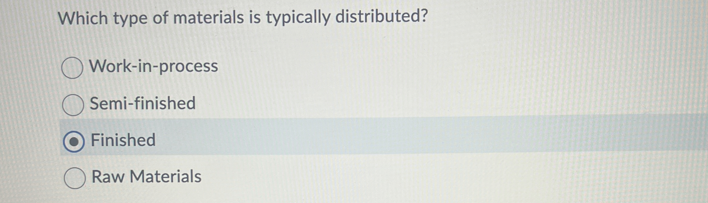Solved Which type of materials is typically | Chegg.com