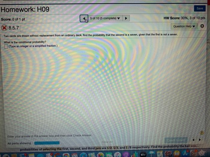 Solved Save Homework H09 Score 0 Of 1 Pt 5 Of 10 5