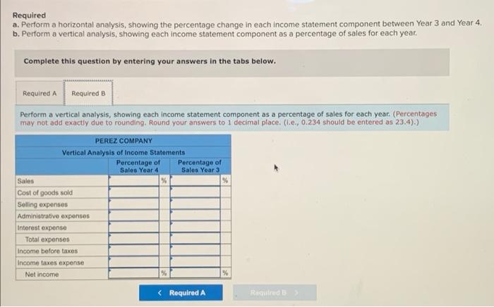 Solved Exercise 13-3A (Algo) Horizontal and vertical | Chegg.com