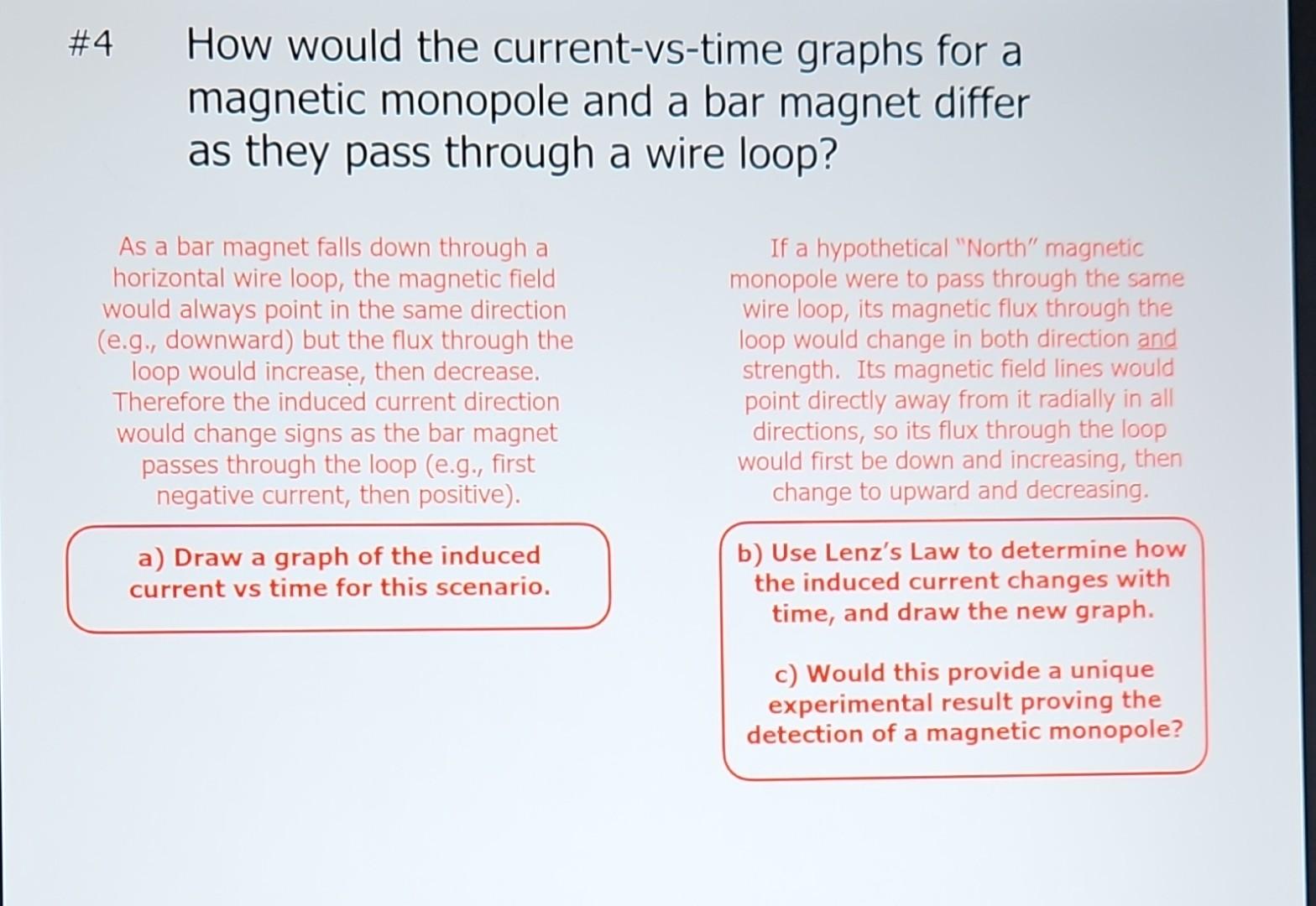Solved 44 How would the current-vs-time graphs for a | Chegg.com