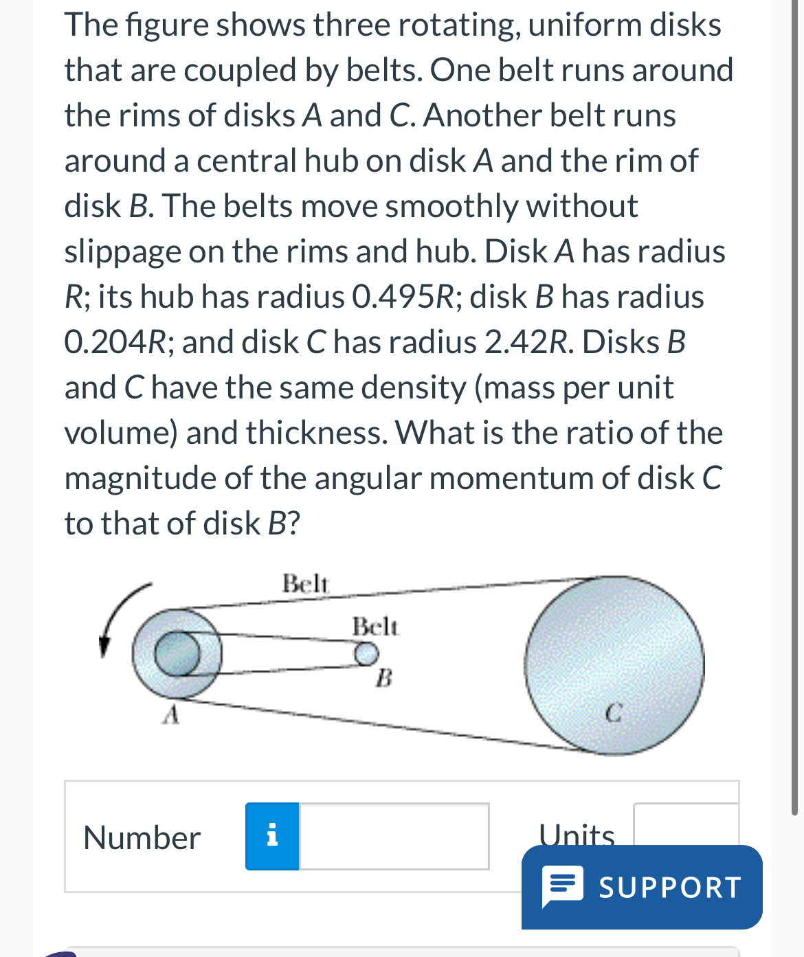 Solved The figure shows three rotating, uniform disks that | Chegg.com